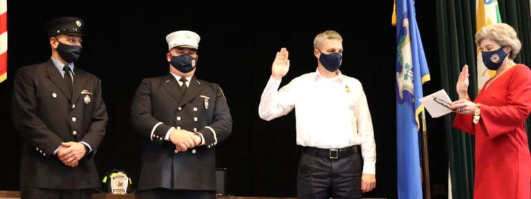 Kronick Sworn In As New Fire Chief, Two Others Move Up in Rank ...