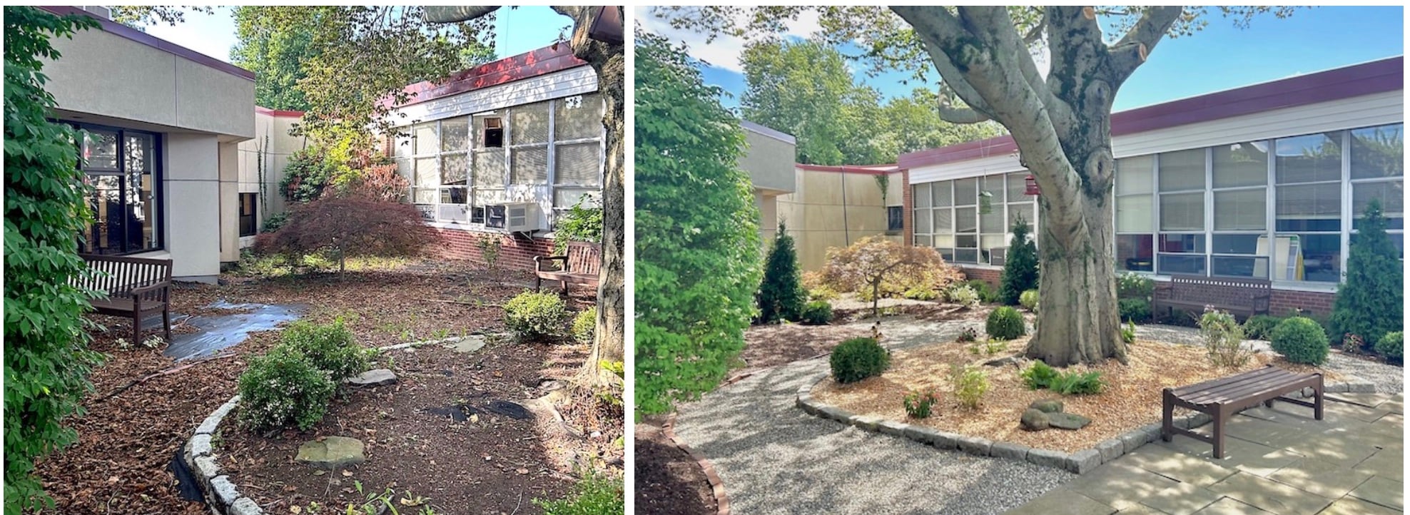 A courtyard blooms at Long Lots … for now - Westport Journal