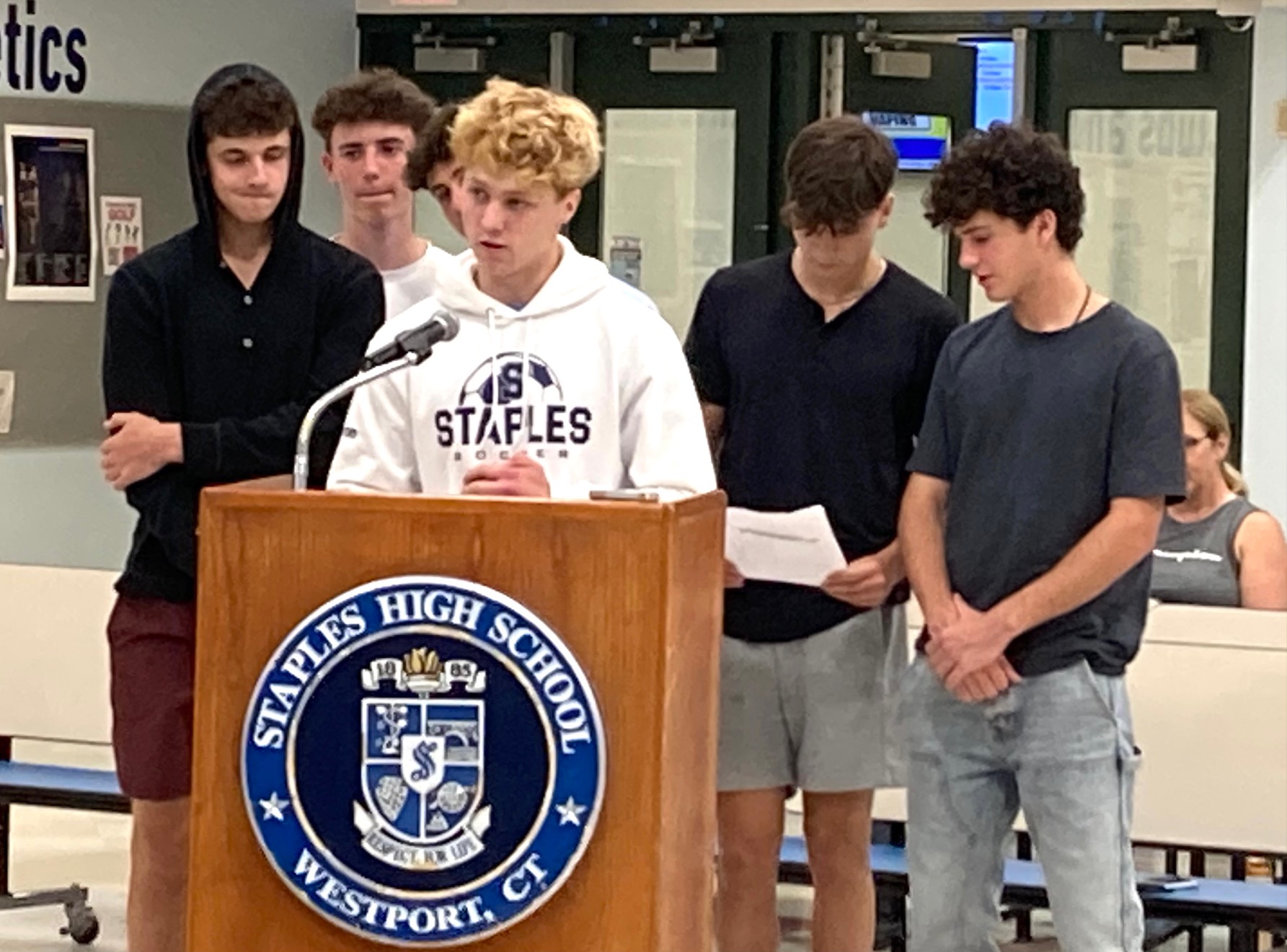 Staples soccer players show support, protest coach firings at school ...